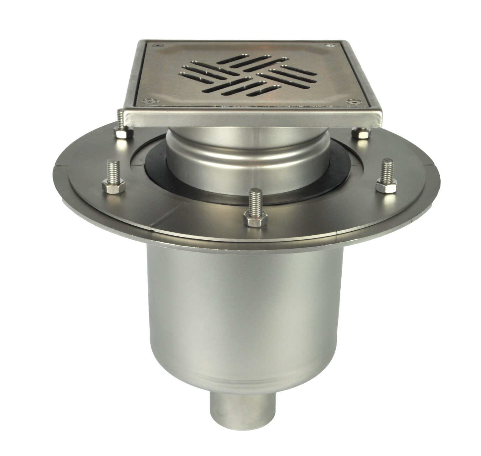 Doucheput 2-delig onder uitloop - Bosgraaf techniek